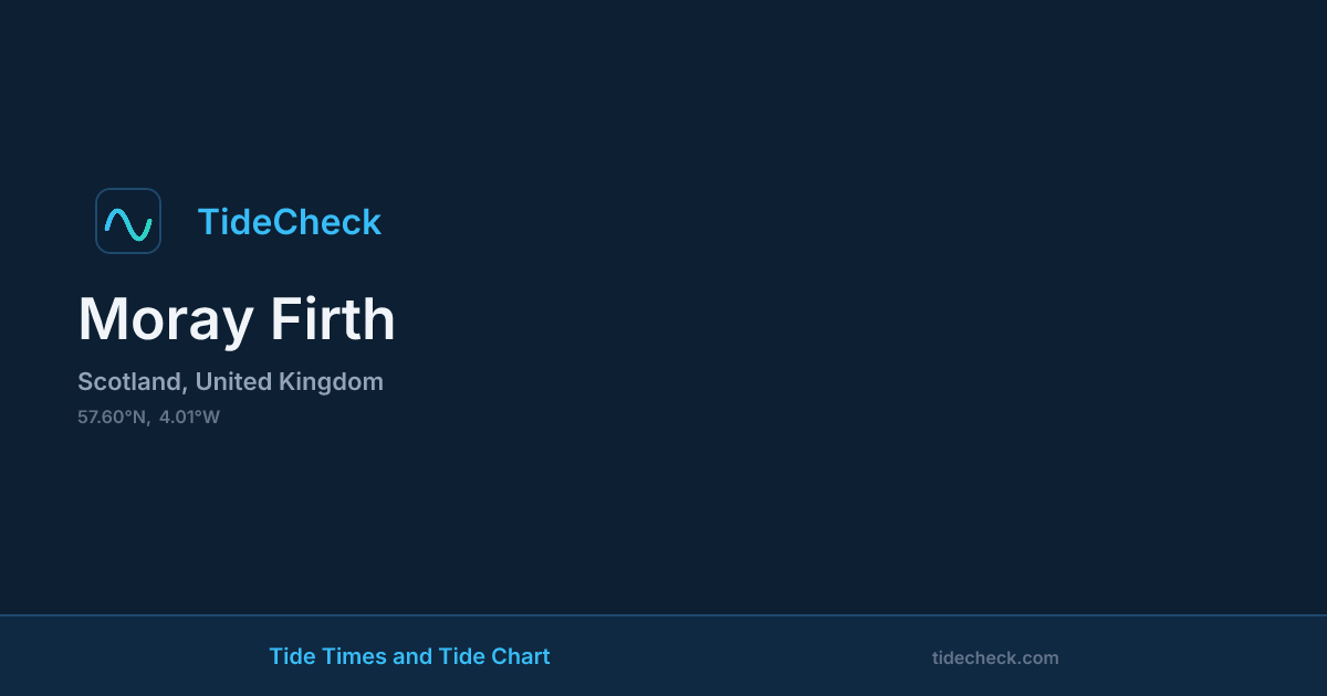Tides near Cromarty — Tide Times & Chart | TideCheck